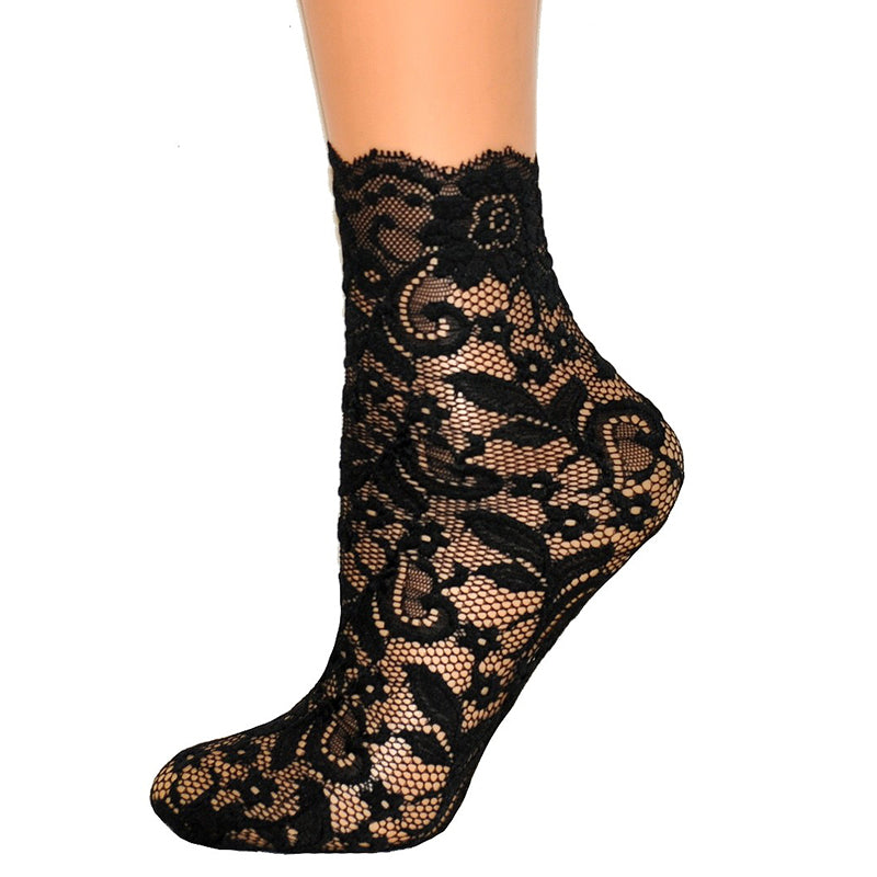 Gatta Pretty Chic Lace Ankle Socks – LEGGSBEAUTIFUL