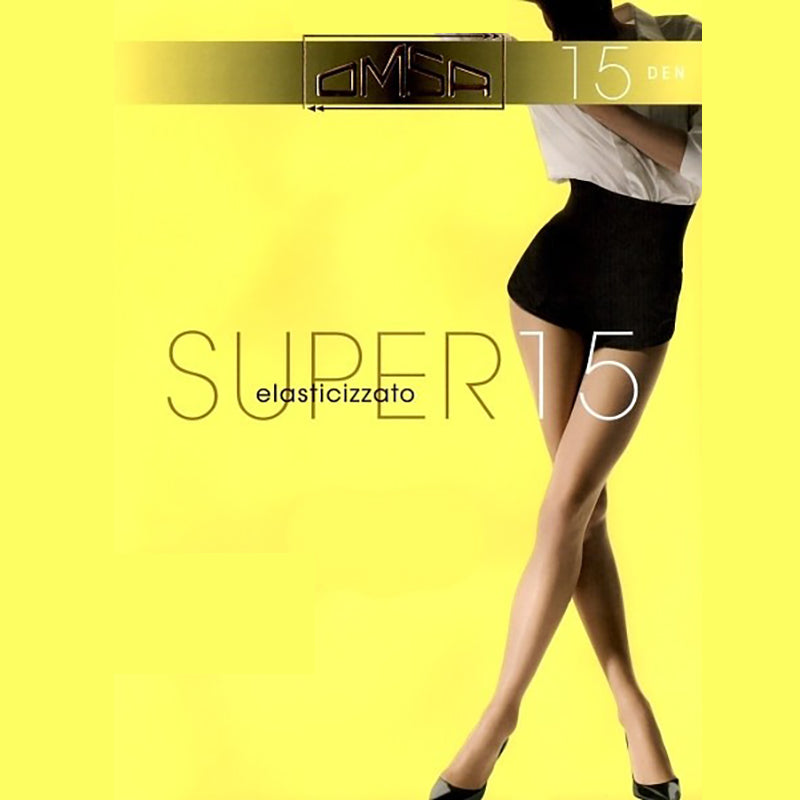 OMSA Super 15 Denier Sheer Tights-LEGGSBEAUTIFUL