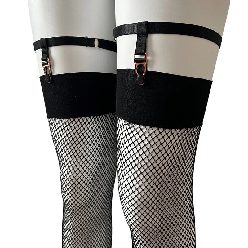 Simple Stocking Leg Garters One Pair-LEGGSBEAUTIFUL